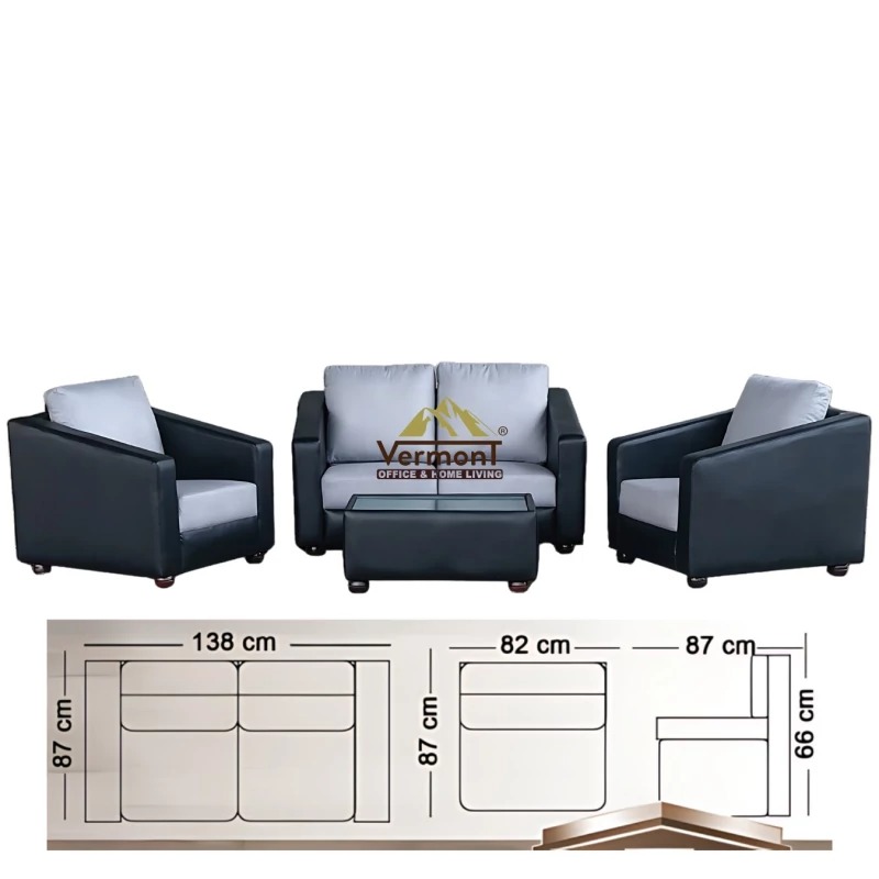 jual Sofa Capital Tipe Cavali dudukan 2 , 2 dan 1 + meja dipalembang