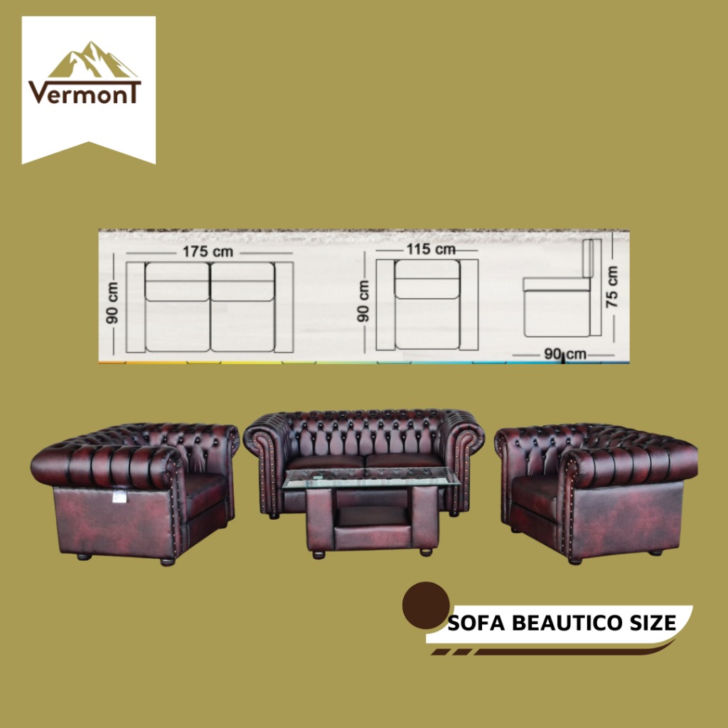 jual Sofa Capital Tipe Beautico dudukan 2 , 2 dan 1 + meja dpalembang