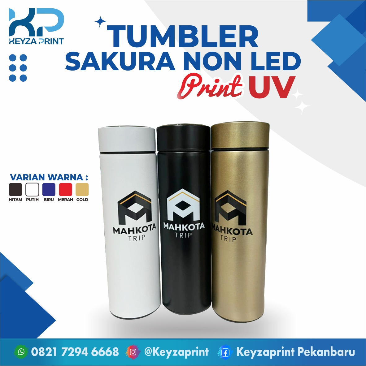 Tumbler Sakura Non LED 500ml UV