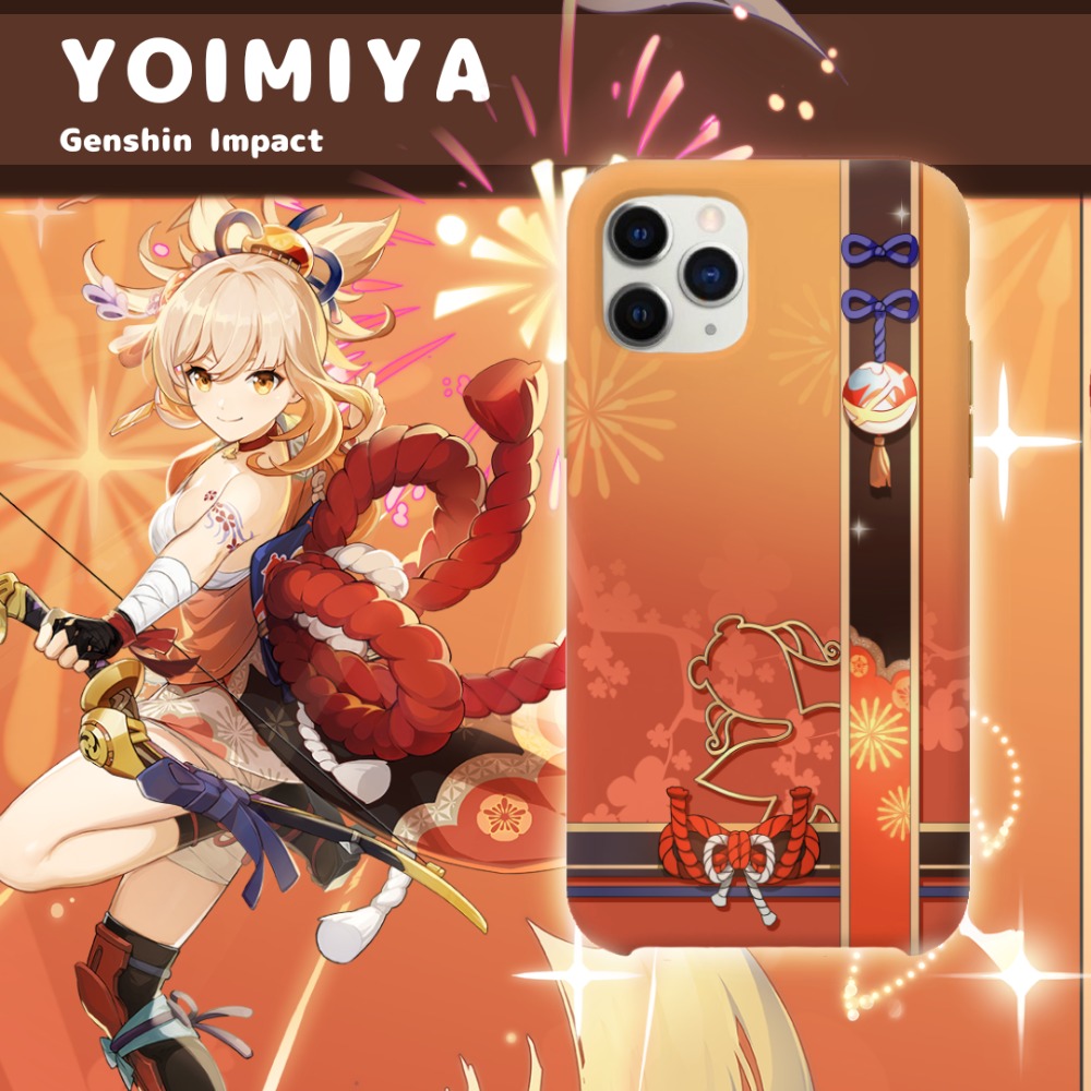 Yoimiya Genshin Impact Phone Case Fan Made(Casing semua jenis tipe hp)
