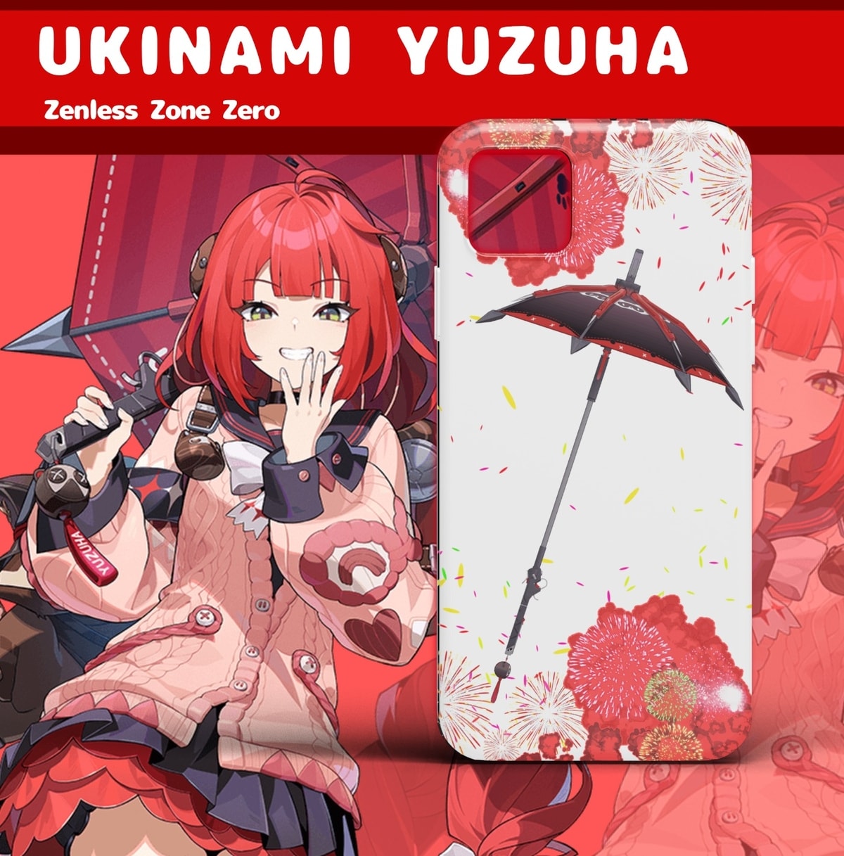 Casing Ukinami Yuzuha Zenless Zone Zero Semua jenis tipe hp