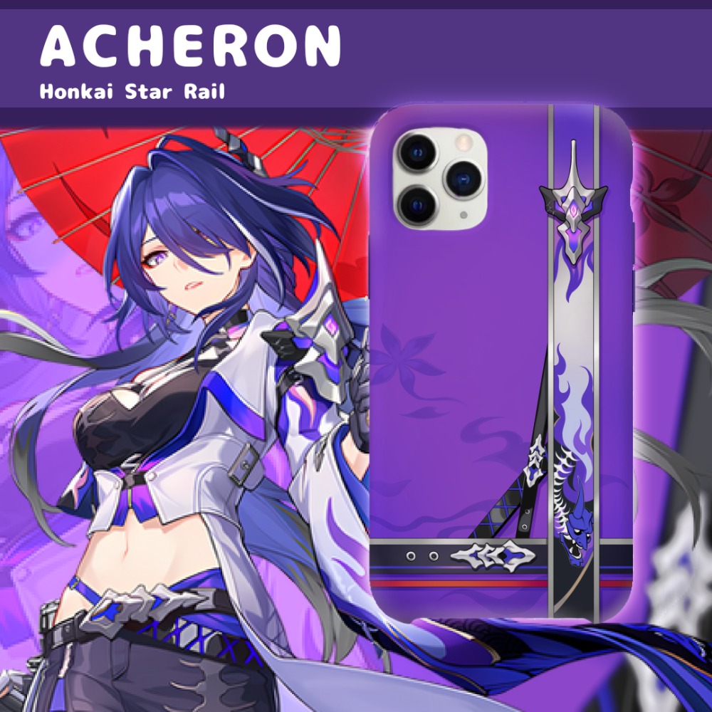 Acheron Honkai Star Rail Phone Case Fan Made(Casing Semua jenis tipe hp)