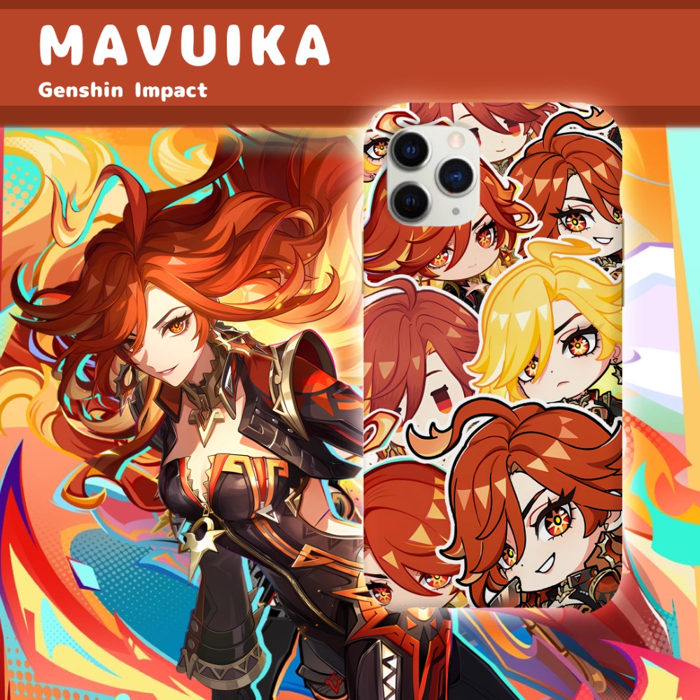 Casing Mavuika Chibi Genshin Impact Semua Jenis Tipe Hp