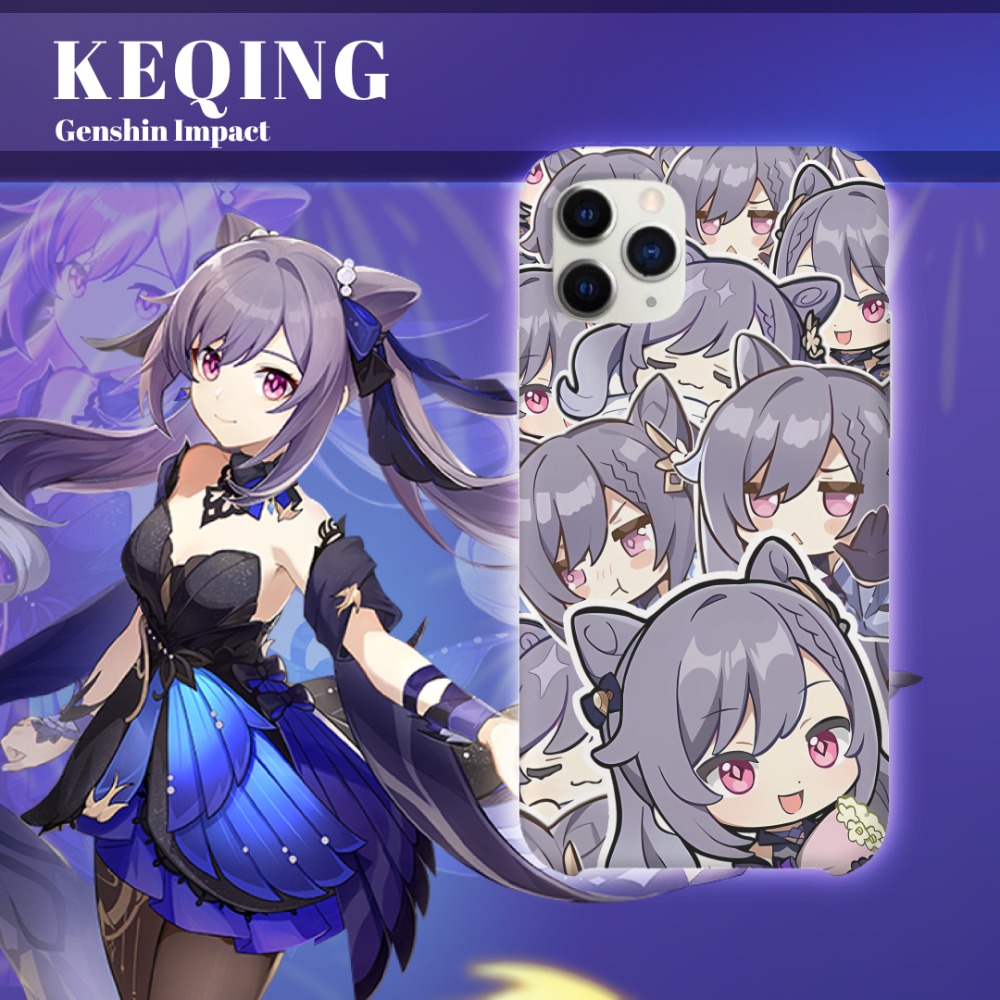 Casing Chibi Keqing Genshin Impact Semua jenis tipe hp