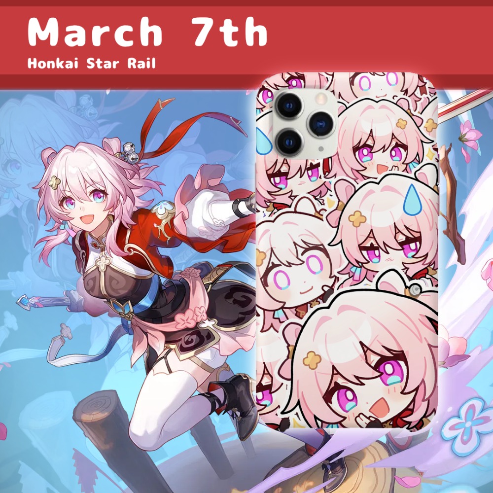 Casing Chibi March 7th Honkai Star Rail Semua jenis tipe hp