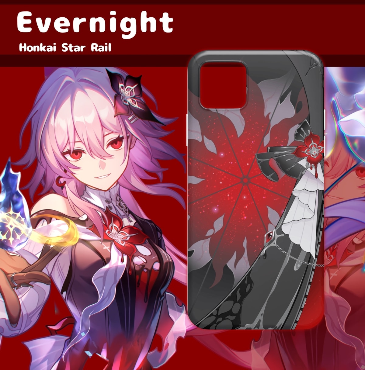 Evernight Honkai Star Rail Phone Case Fan Made