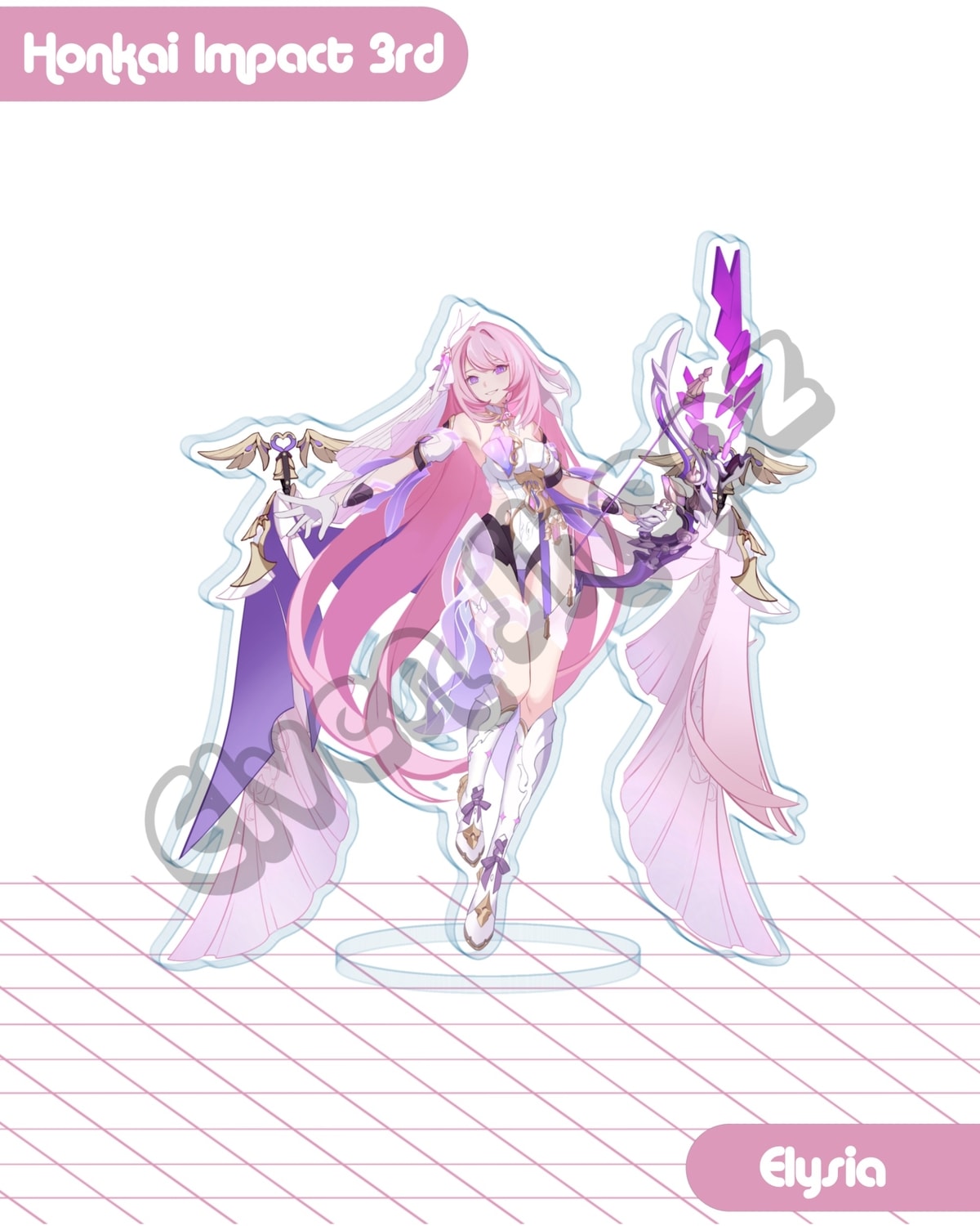 Herrscher of Human Ego Elysia Acrylic Stand Fan Made