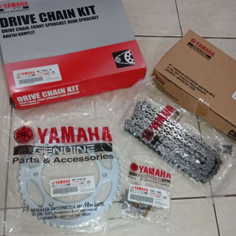 GEAR SET YAMAHA R15 V3, XSR, MT15 BK6-W001A-00