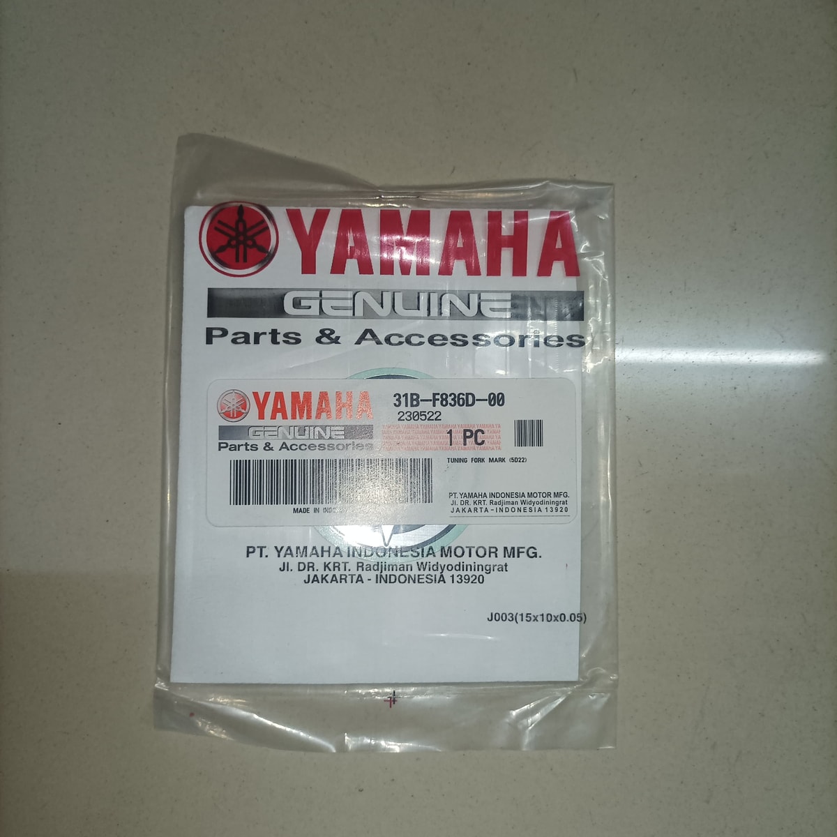 Yamaha Tuning Fork Mark New Jupiter Z 31B-F836D-00