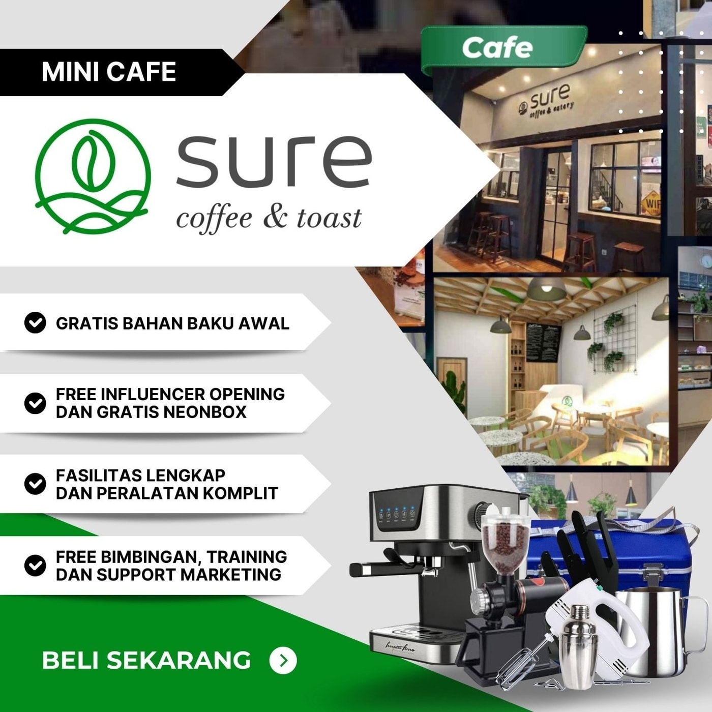 Intip Peluang Bisnis Kafe Sure Coffee