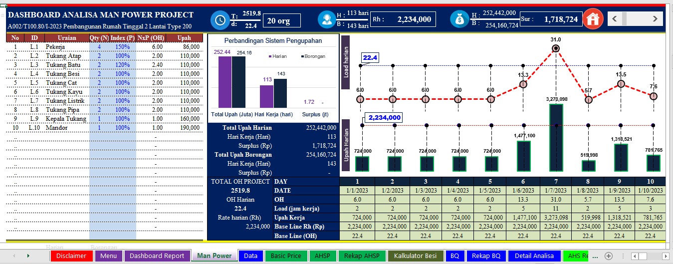 Download Software RAB Acuan Standar Bidang Cipta Karya, Exarch xPro Terbaru