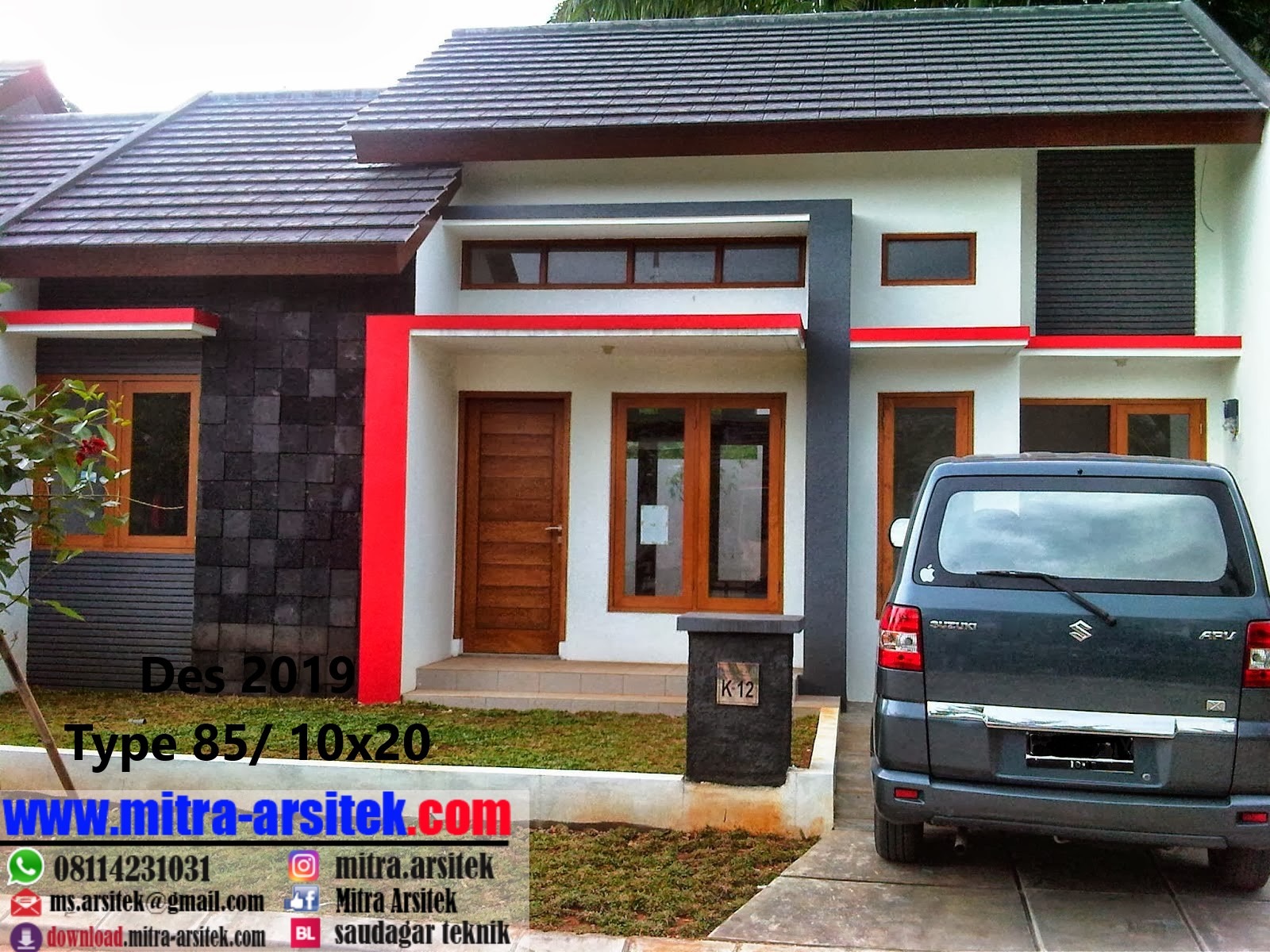 Galeri Portofolio Konstruksi Rumah 1 Lantai Thn 2019