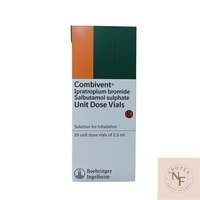 Combivent Unit Dose Vials - Ipratropium Bromide & Salbutamol Sulphate 2 ...