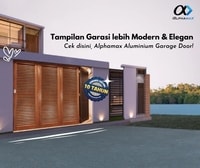 Tampilan Garasi Lebih Modern dan Elegan, Cek disini Alphamax Aluminium ...