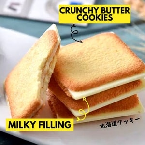 KELAS MASAK ONLINE HOKKAIDO MILK COOKIES