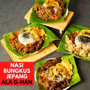 KELAS MASAK ONLINE NASI BUNGKUS JEPANG ALA G-HAN