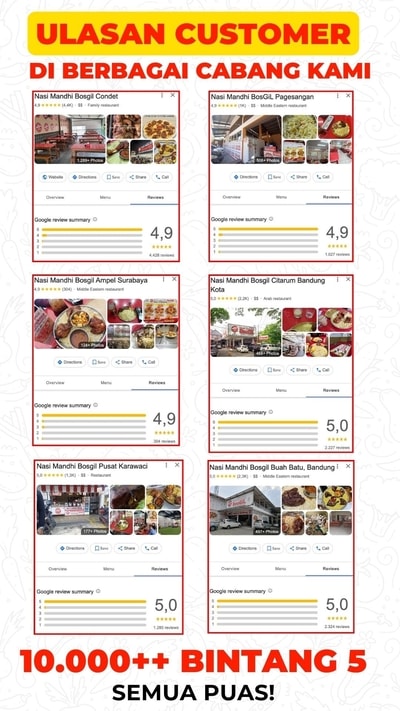 Menu Nasi Mandhi Bosgil