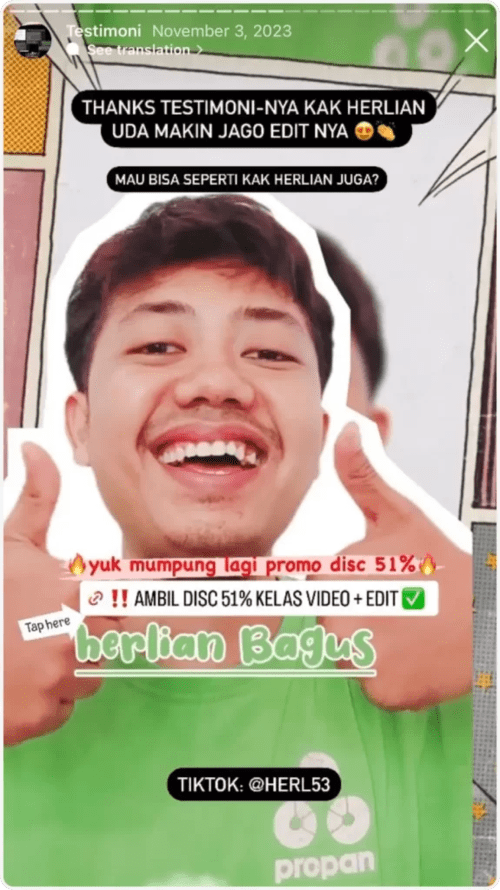 Belajar Bikin Konten Keren Modal HP Doang