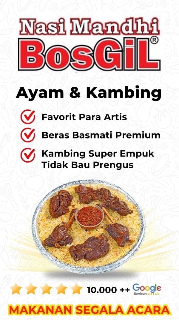 Menu Nasi Mandhi Bosgil
