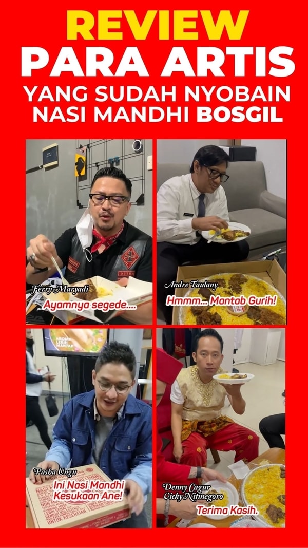 Menu Nasi Mandhi Bosgil