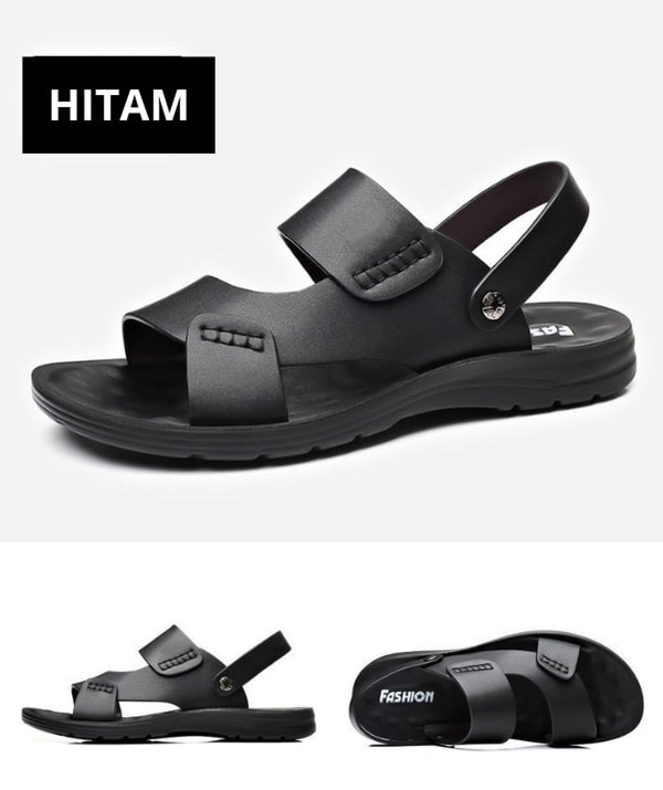 Reva Sandal Kulit Pria form