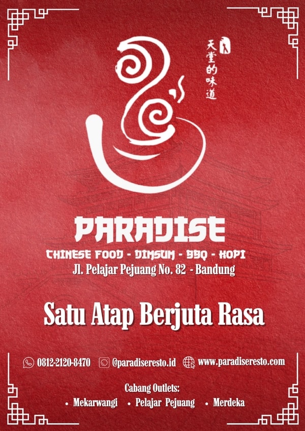 Paradise Menu