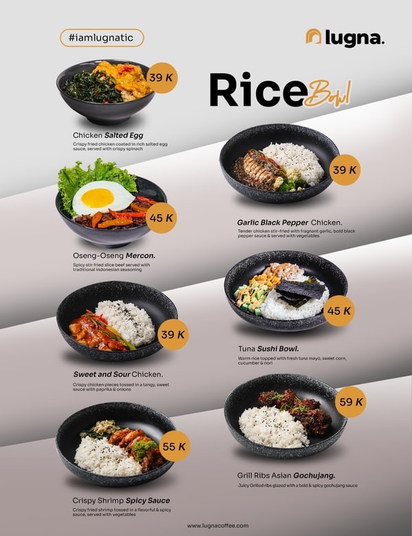 Our Crafted Menu