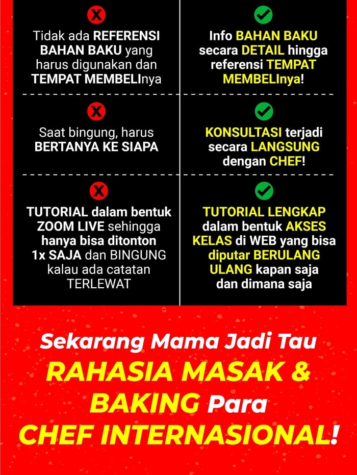 Kelas Masak Online ChefMama