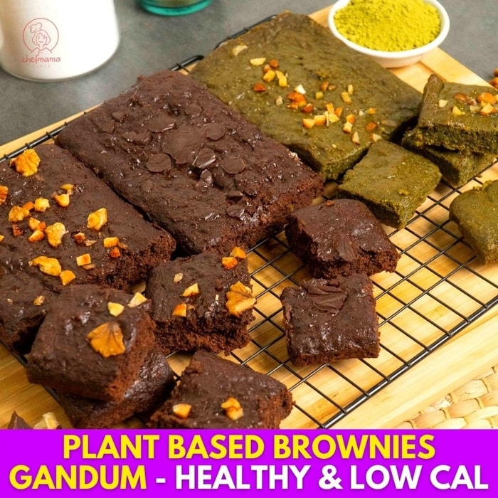 KELAS MASAK ONLINE PLANT BASED BROWNIES GANDUM - HEALTHY & RENDAH KALORI