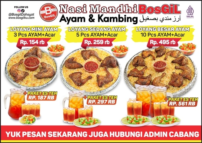 Menu Nasi Mandhi Bosgil