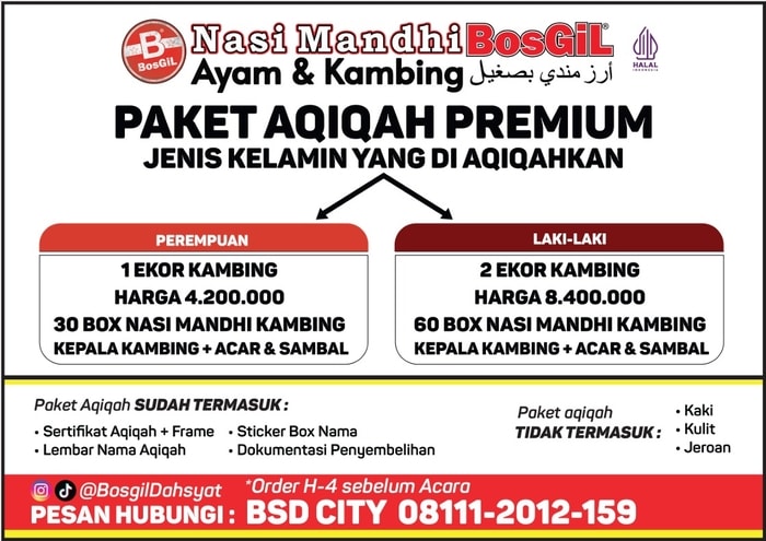 Menu Nasi Mandhi Bosgil