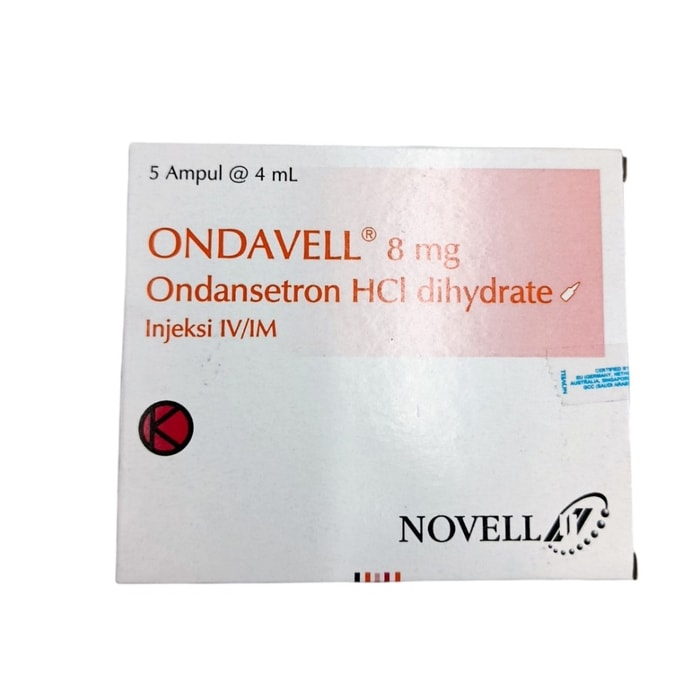 Ondavell 8 mg - Ondansetron HCl Dihydrate Injeksi IV/IM | Obat Anti ...