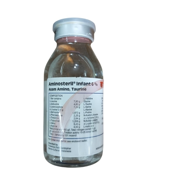 Aminosteril Infant 6% Cairan Infus Asam Amino & Taurine