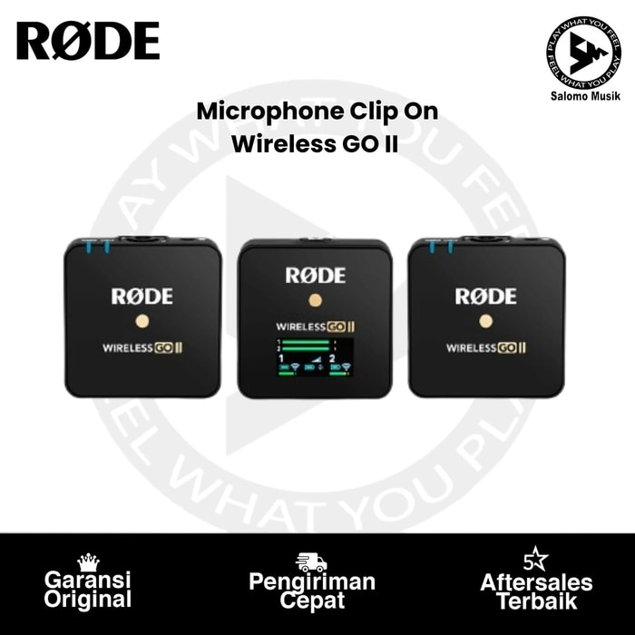 Microphone Clip On Rode Wireless GO II