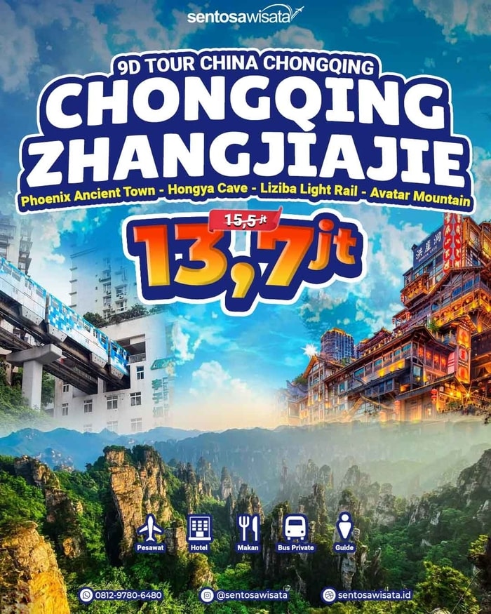 Paket Tour ke China - Start 12 Jutaan