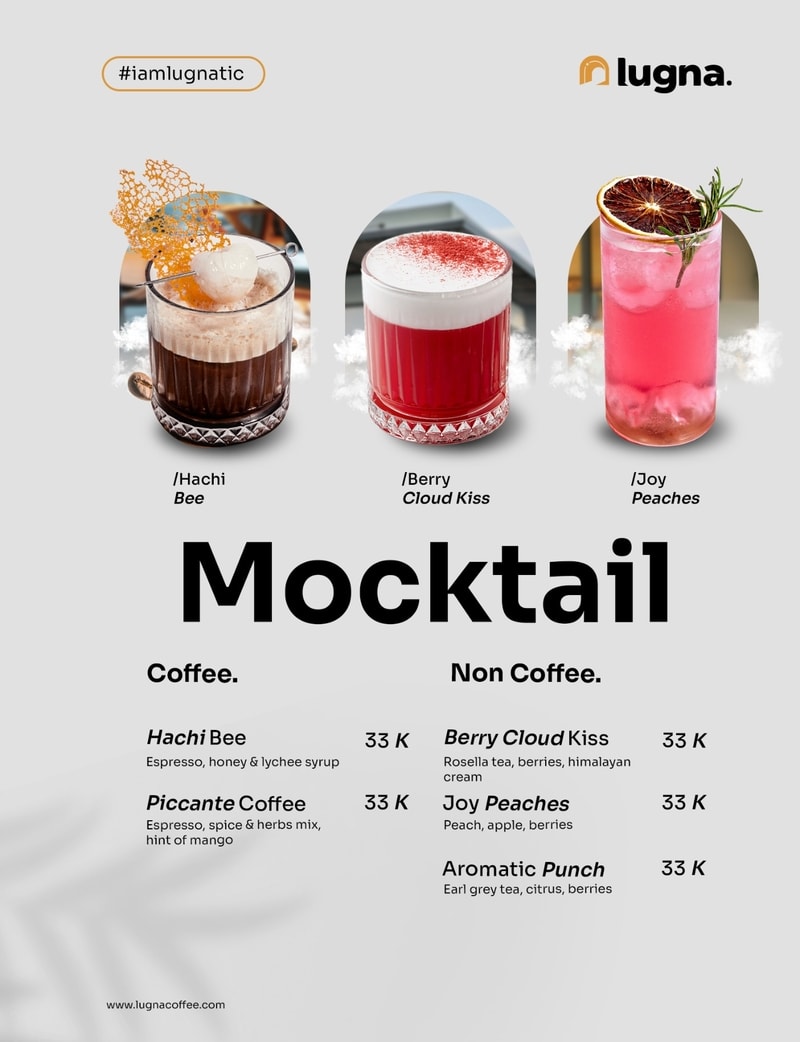 Our Crafted Menu