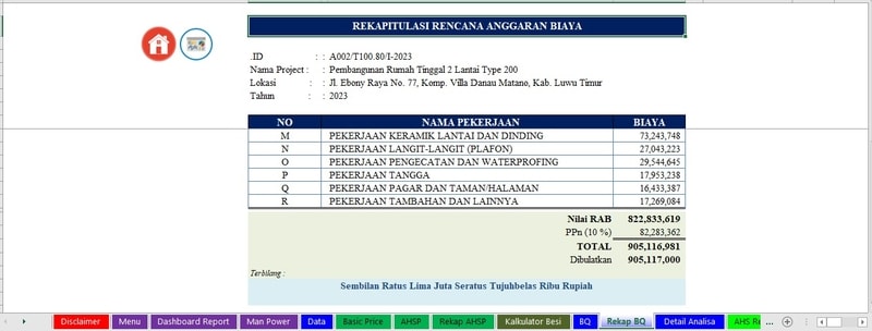 Download Software RAB Acuan Standar Bidang Cipta Karya, Exarch xPro Terbaru