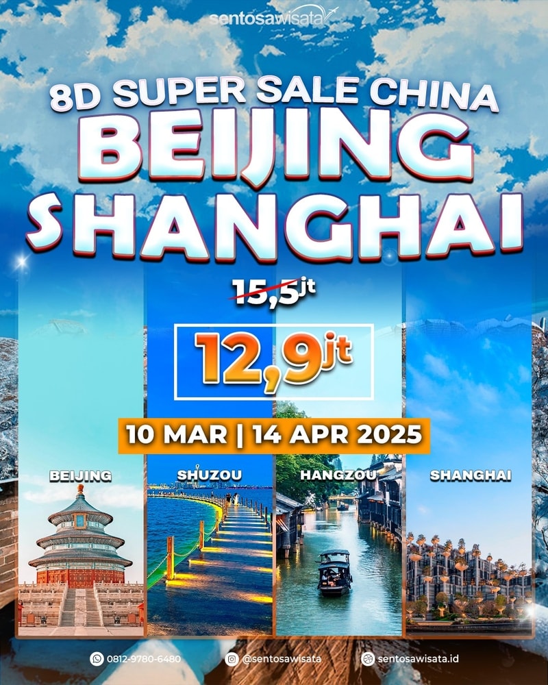 Paket Tour Beijing Shanghai China