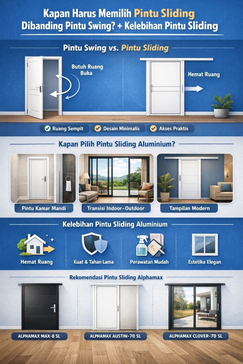 Kapan Harus Memilih Pintu Sliding Dibanding Pintu Swing? Apa Sih ...